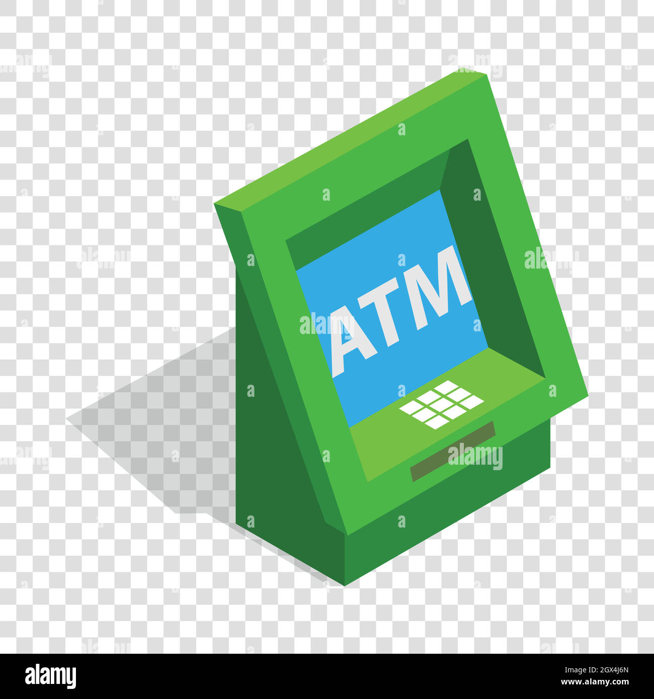 ATM isometric icon Stock Vector Image & Art - Alamy