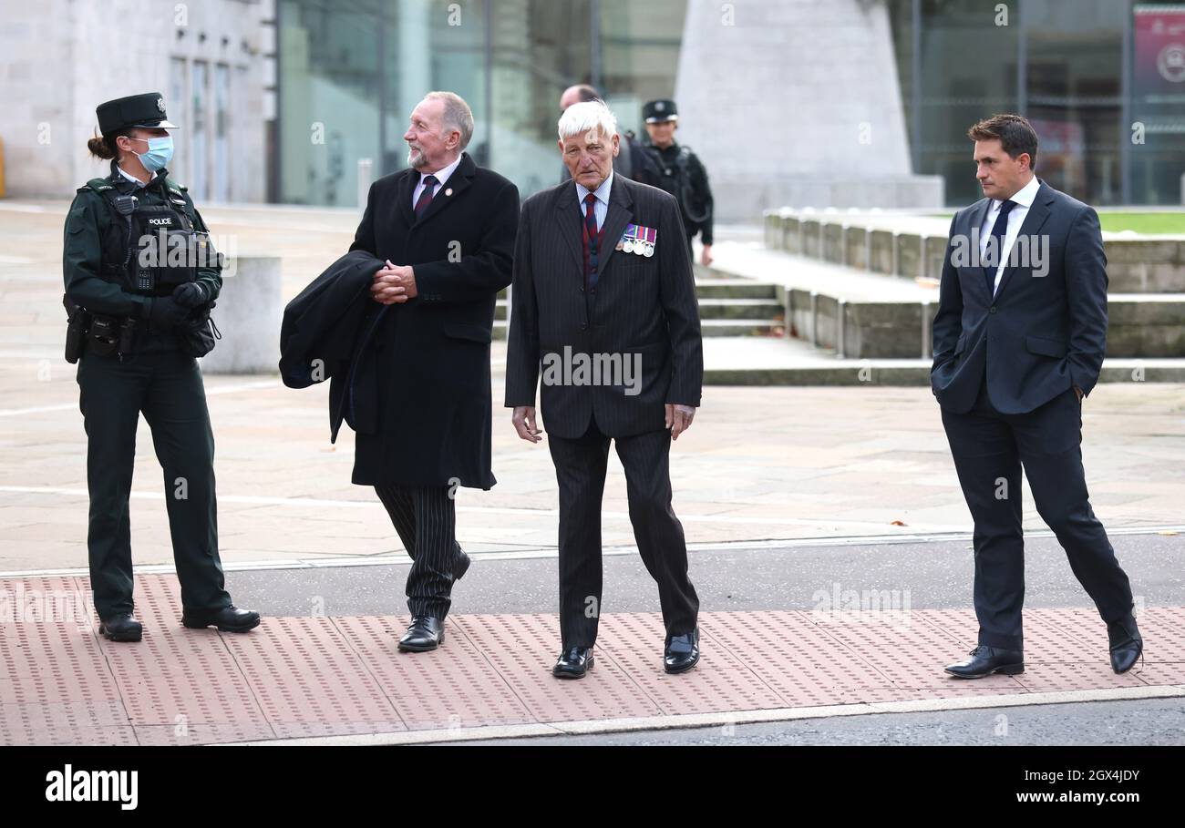 Dennis Hutchings, 80, along with Johnny Mercer (right) former British ...