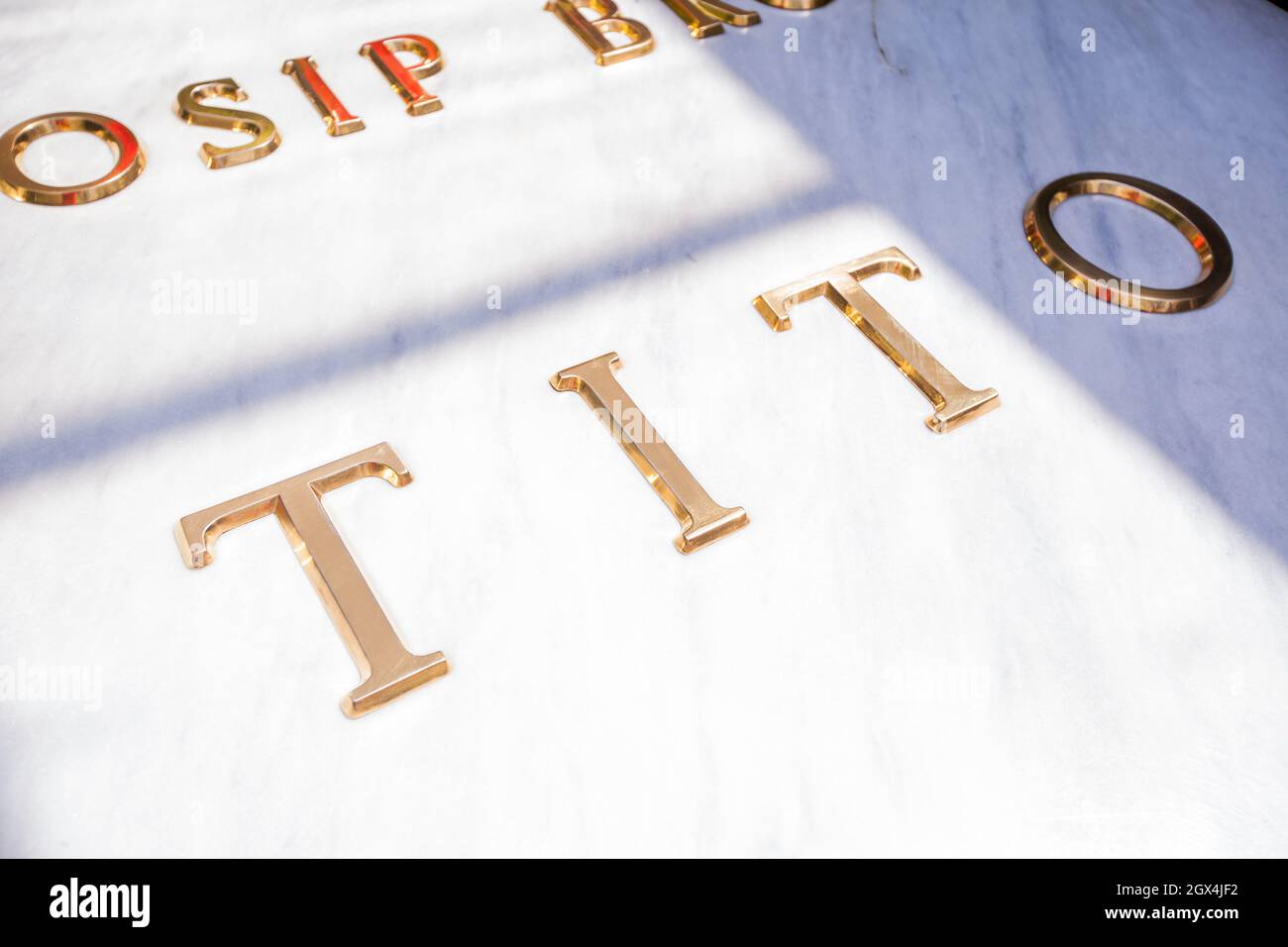 Mausoleum , House of Flowers, resting place of Josip Broz Tito ...