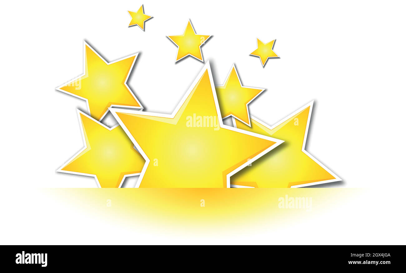 Decoration design with many stars Stock Vector Image & Art - Alamy