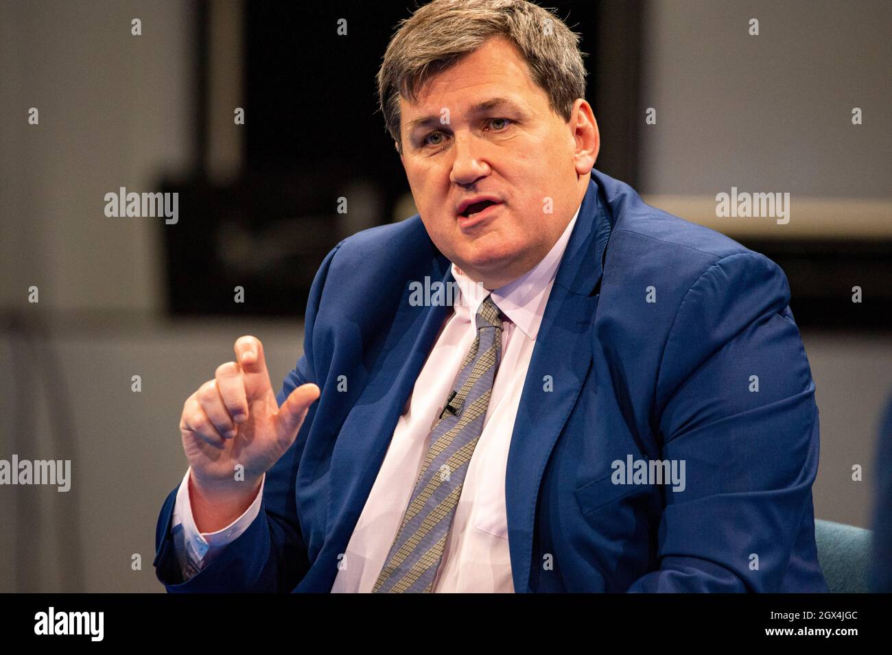 Manchester, England, UK. 4th Oct, 2021. PICTURED: Kit Malthouse MP ...