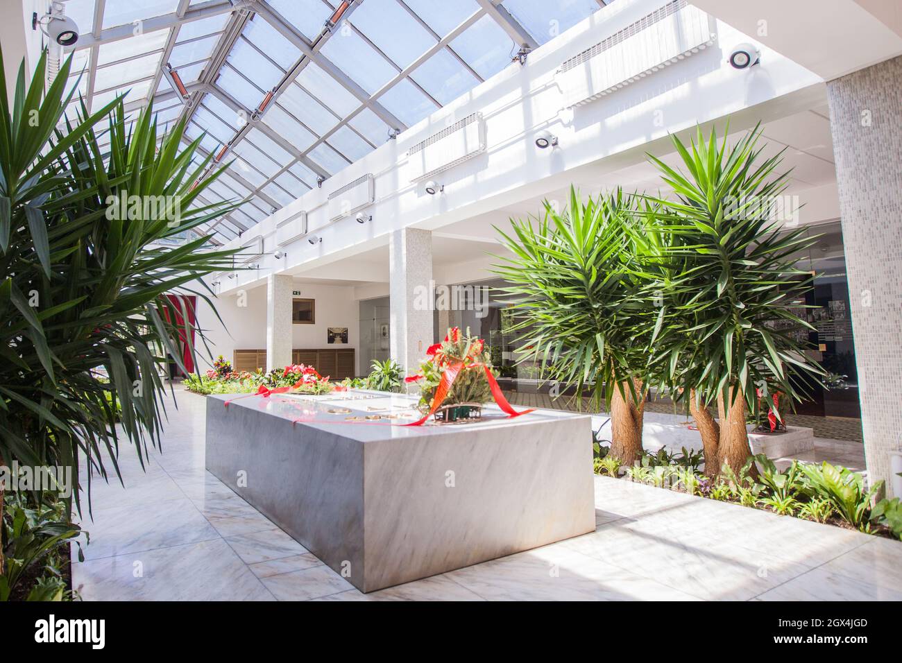 Mausoleum , House of Flowers, resting place of Josip Broz Tito ...