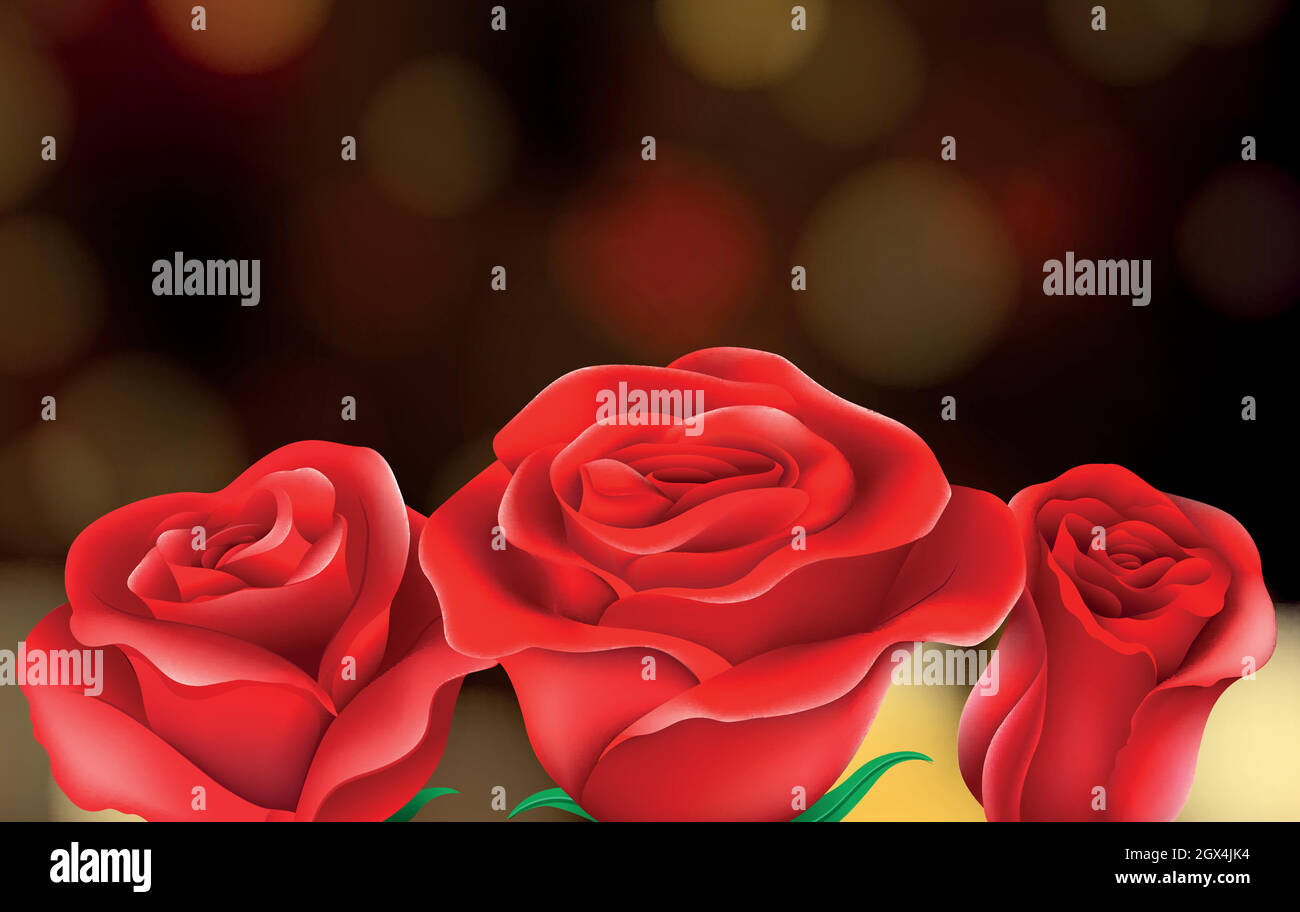 Flower on leaf background Stock Vector Images - Alamy