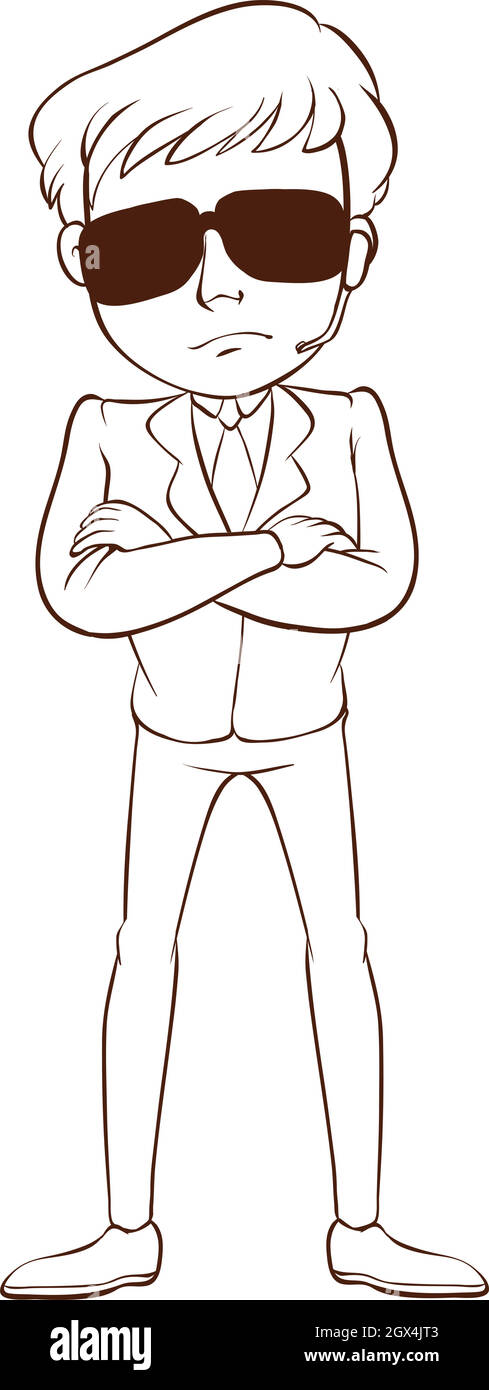 Bodyguard Stock Vector Images - Alamy