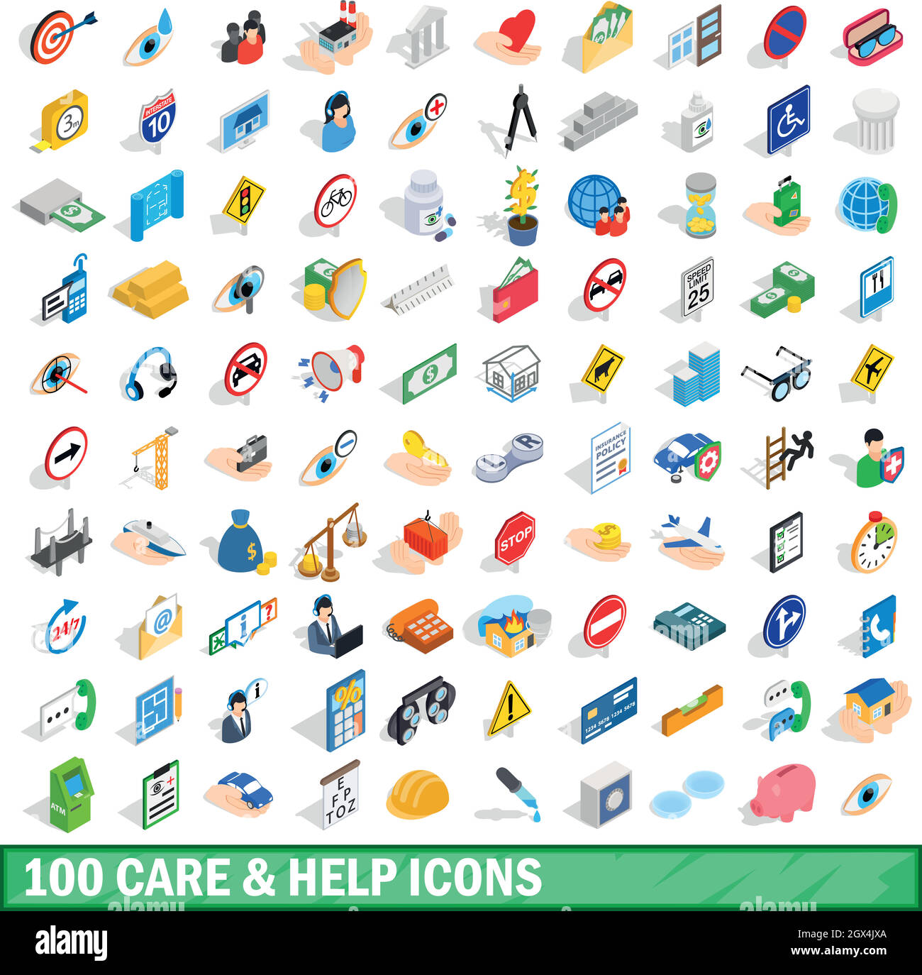 Care help Stock Vector Images - Alamy