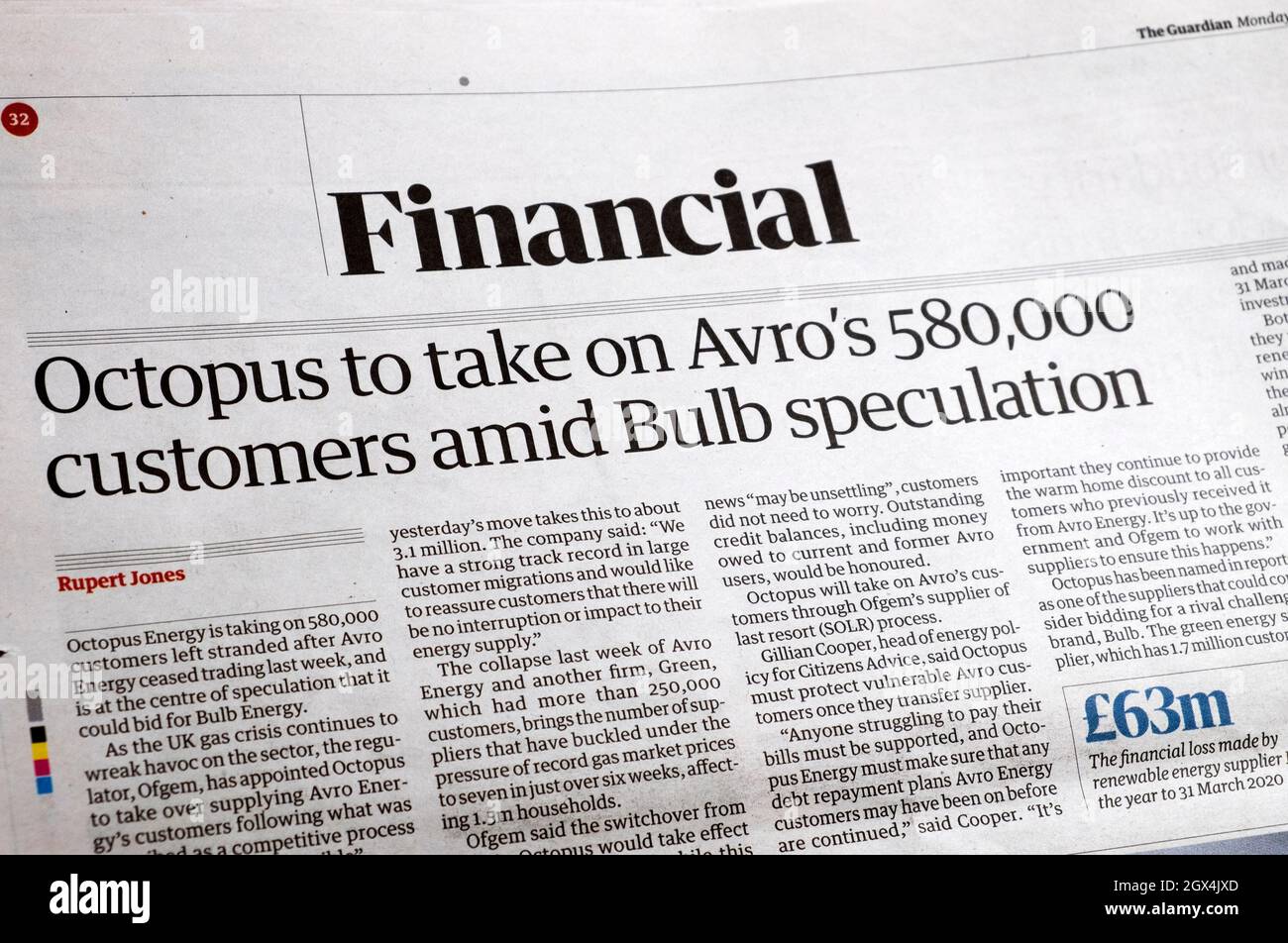 Greg jackson octopus energy hi-res stock photography and images - Alamy