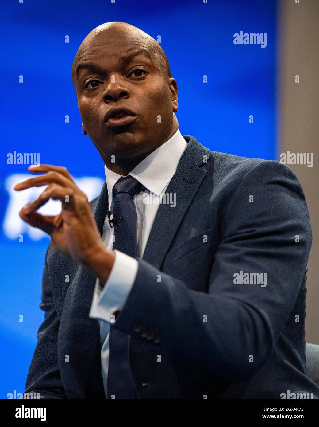 Manchester, England, UK. 4th Oct, 2021. PICTURED: Shaun Bailey AM ...