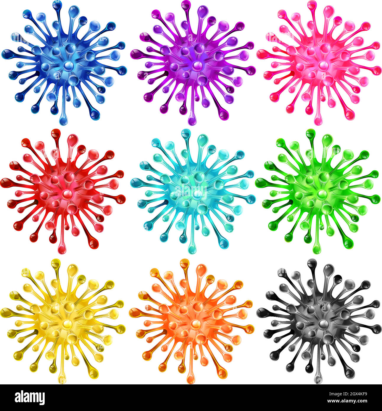 Set of colorful forms Stock Vector Image & Art - Alamy
