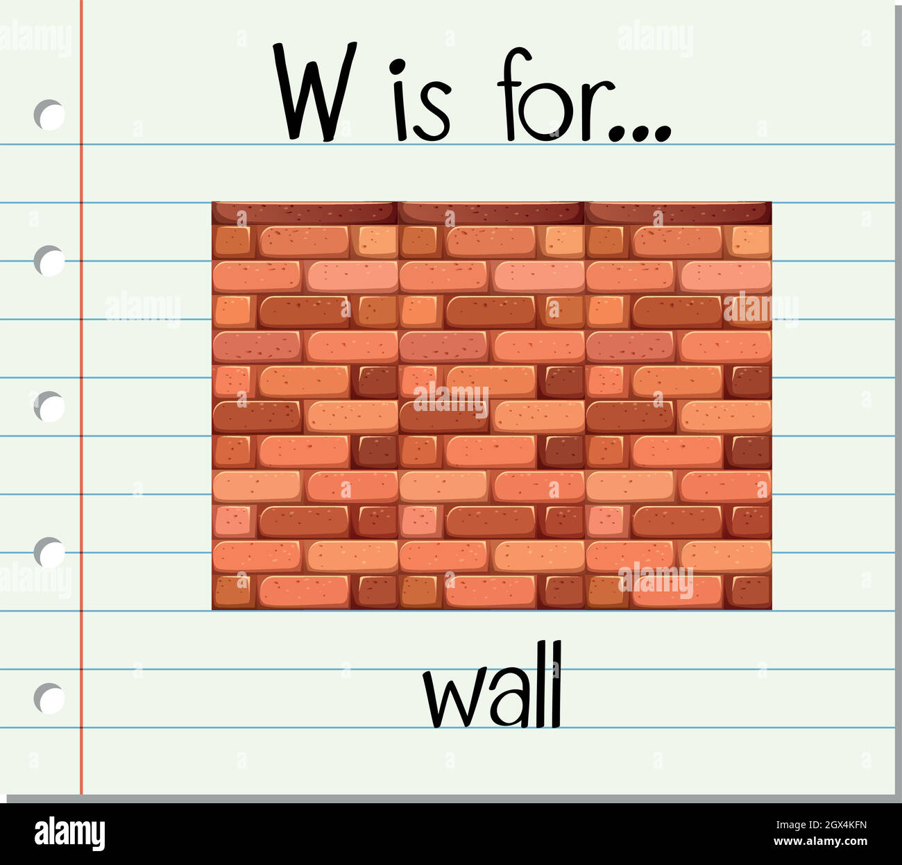 Alphabet wall education Stock Vector Images - Alamy