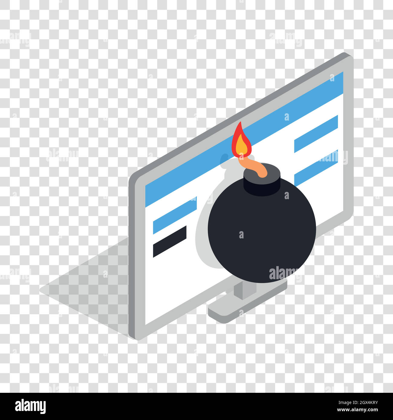 Threat monitor Stock Vector Images - Alamy