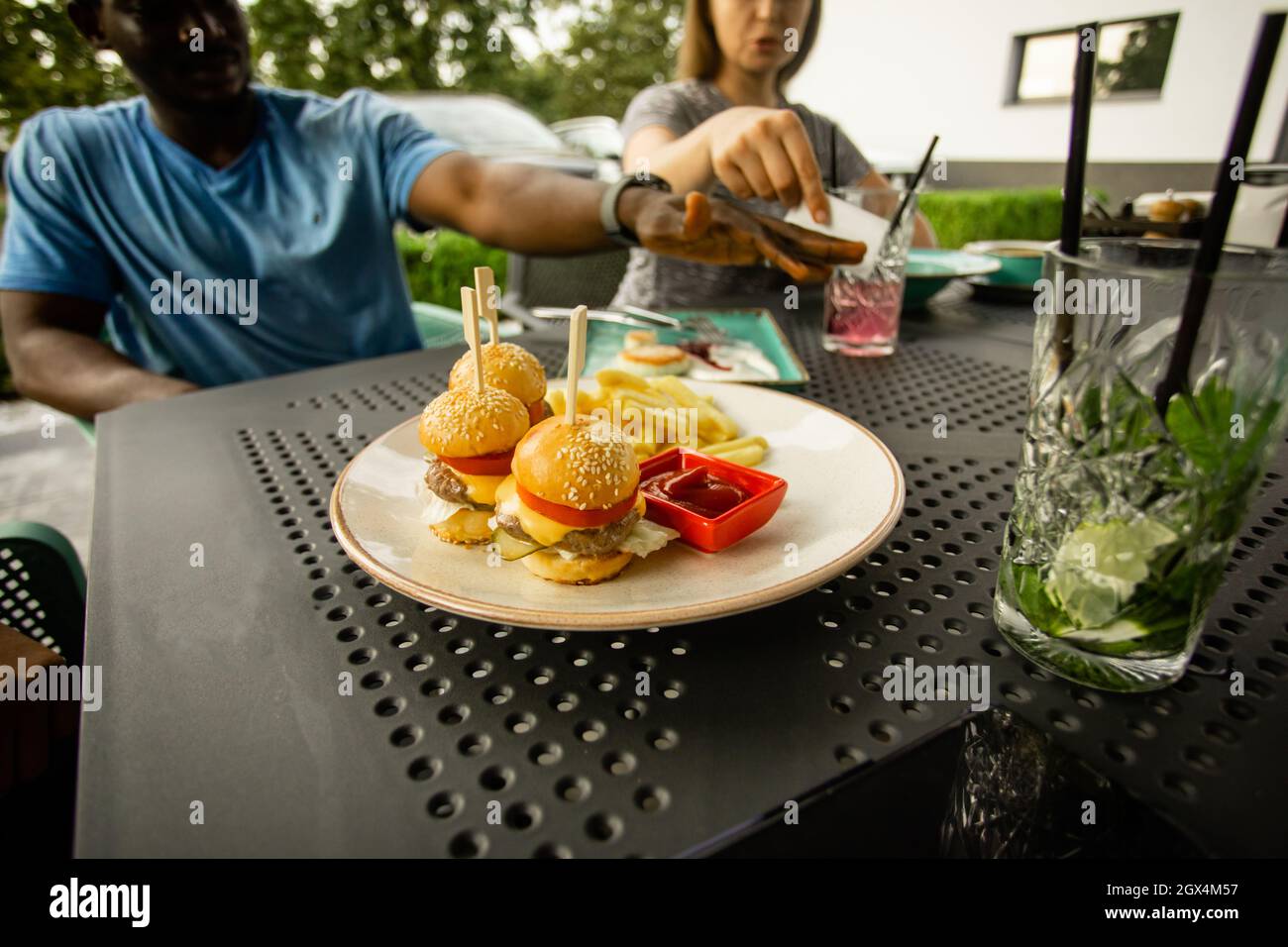 Tiny burger hi-res stock photography and images - Alamy