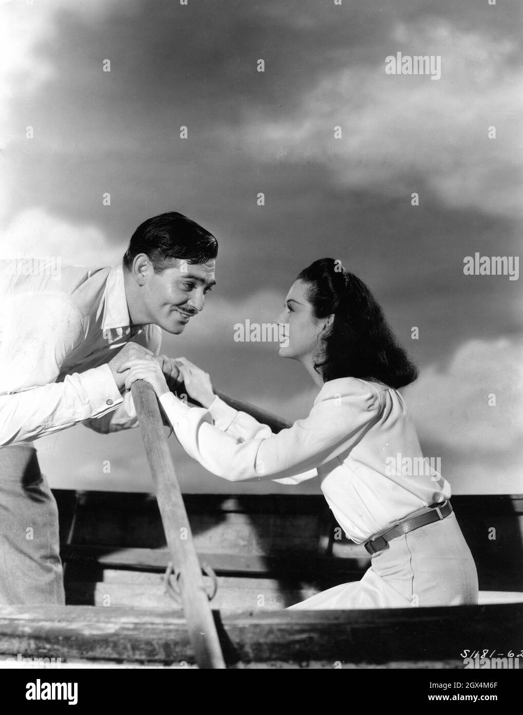 CLARK GABLE and ROSALIND RUSSELL Publicity Portrait by CLARENCE ...