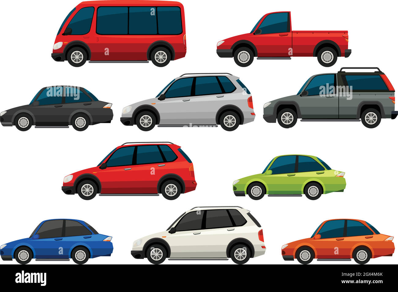 Set of vehicles Stock Vector Image & Art - Alamy