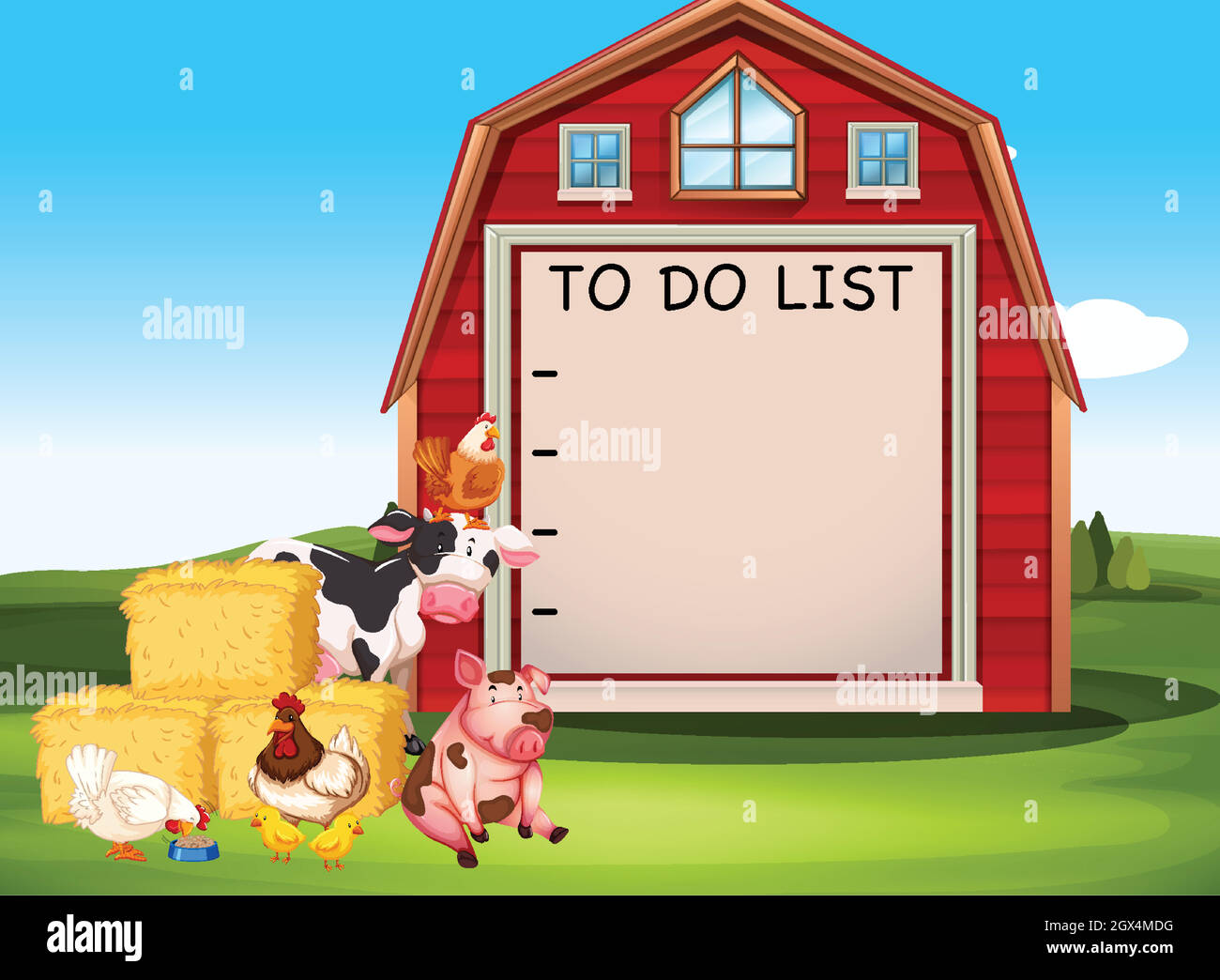 Farm animal list Stock Vector Images - Alamy
