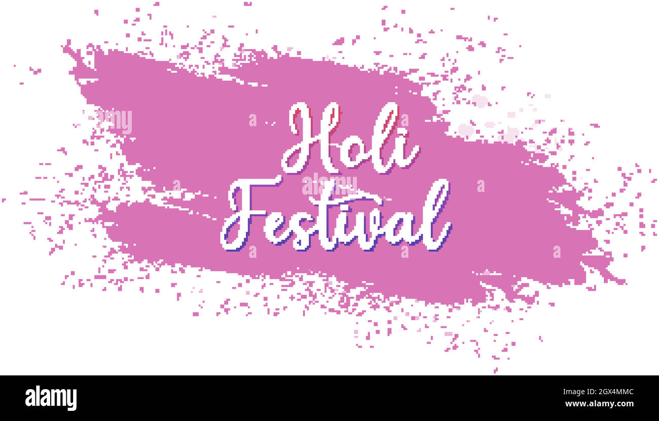 Happy Holi festival poster design with colorful background Stock Vector ...