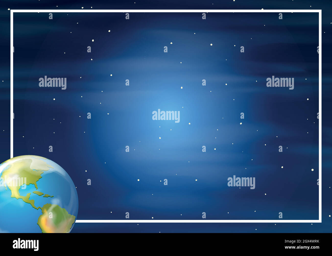 Earth globe in nature Stock Vector Images - Alamy