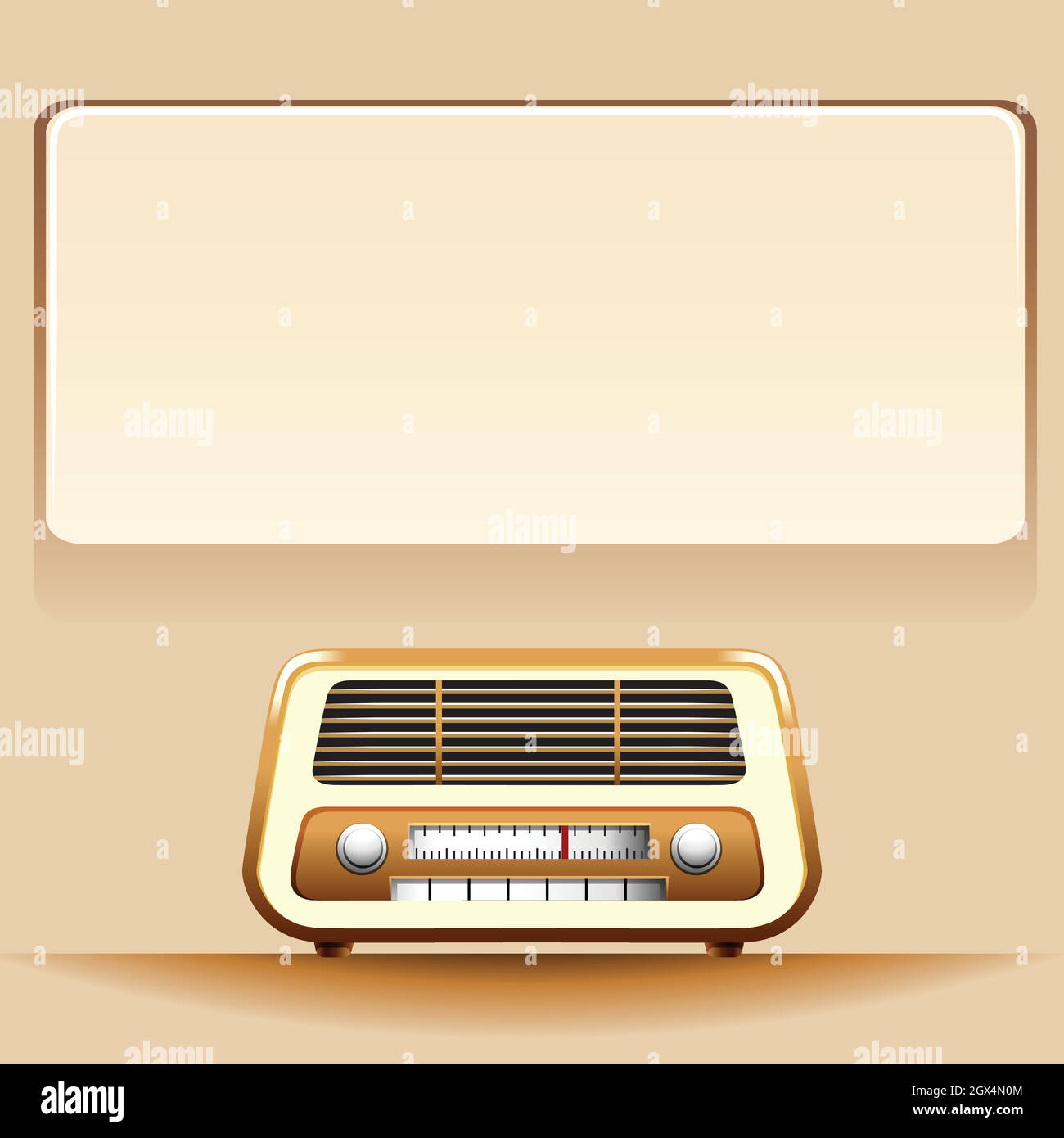 Radio text Stock Vector Images - Alamy
