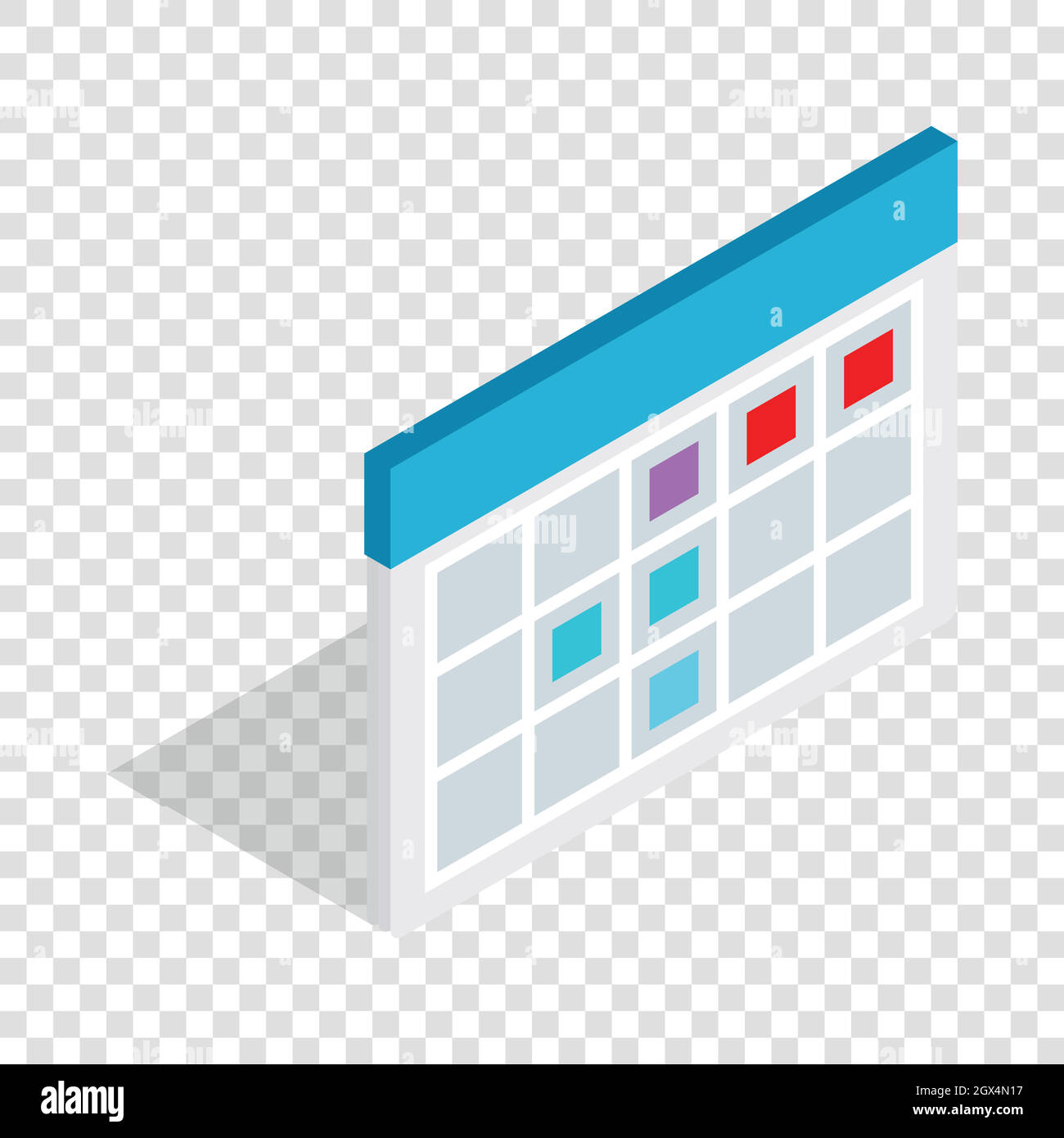 Schedule isometric icon Stock Vector Image & Art - Alamy