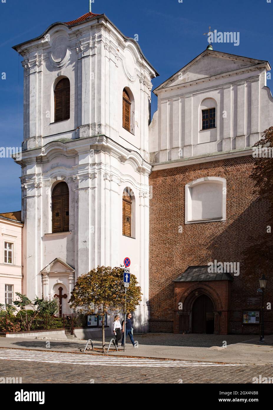 Poznan, Poland - Streets around the old town in the city. Landmarks and ...