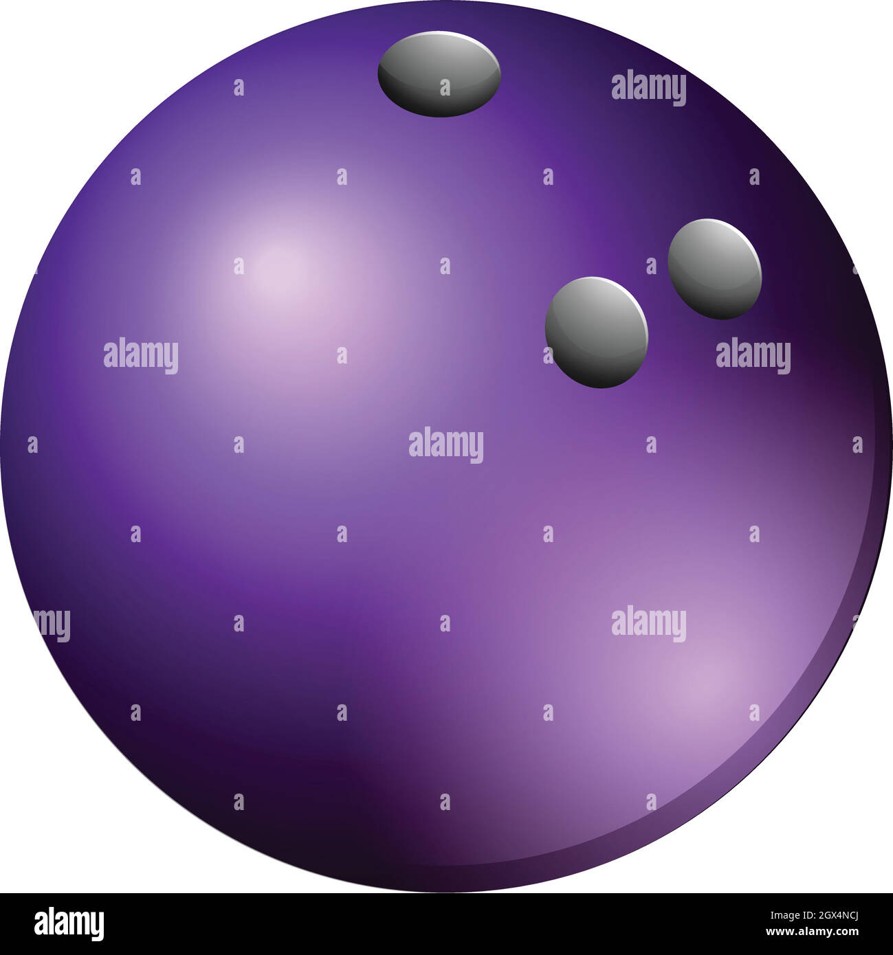 Bowling ball clipart Stock Vector Images - Alamy