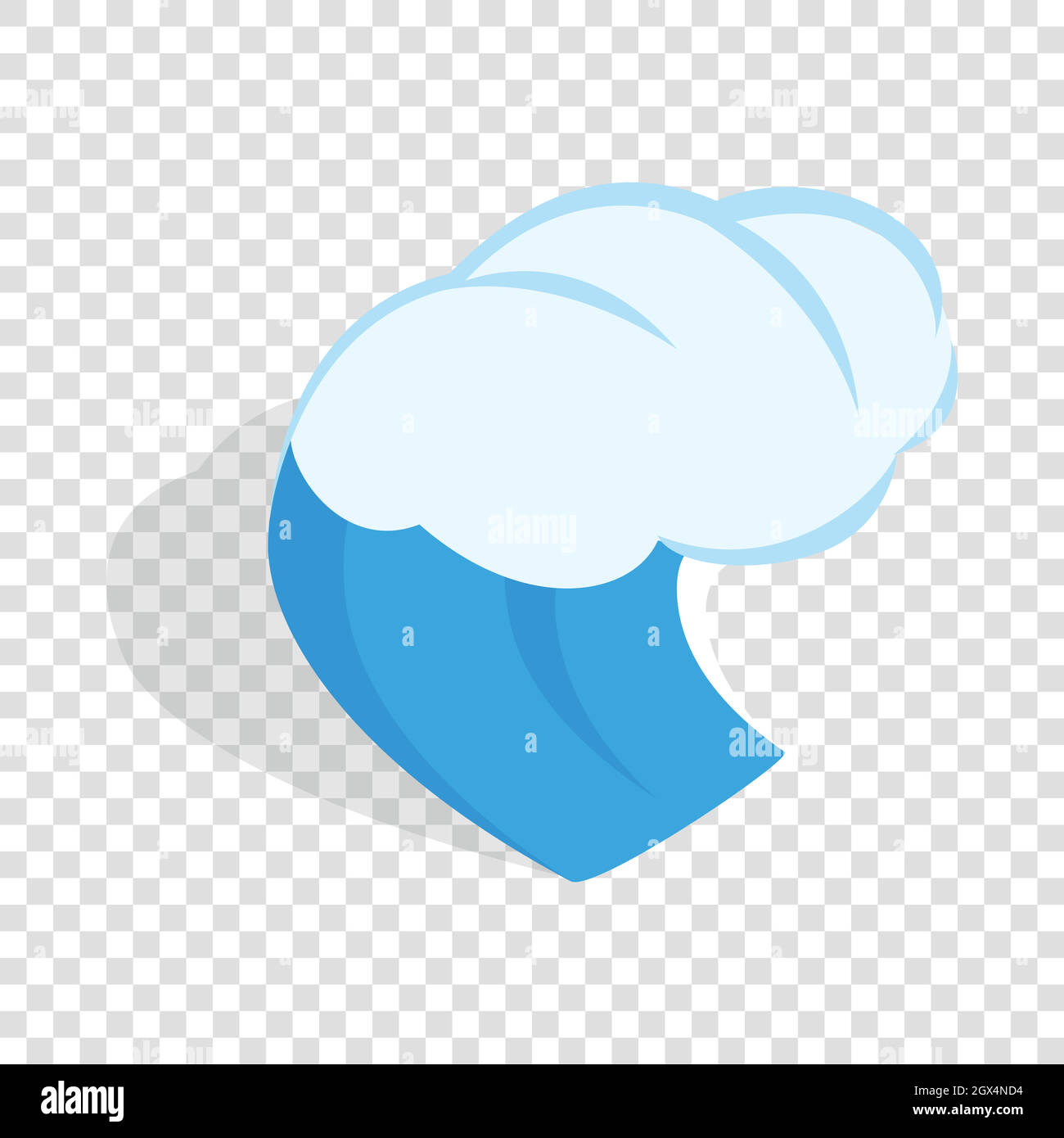 Water wave isometric icon Stock Vector Image & Art - Alamy