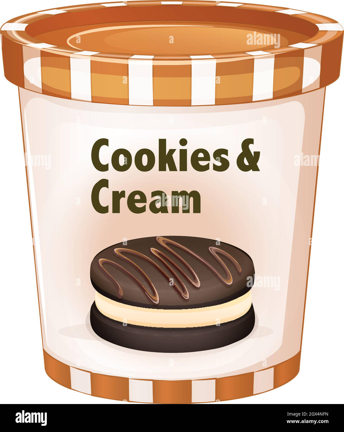 Package of cookies Stock Vector Images - Alamy