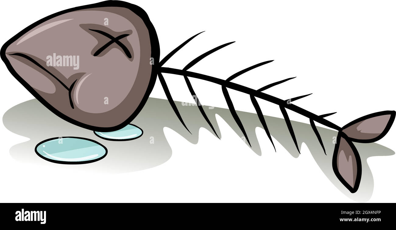 Leftover of a fish Stock Vector Image & Art - Alamy