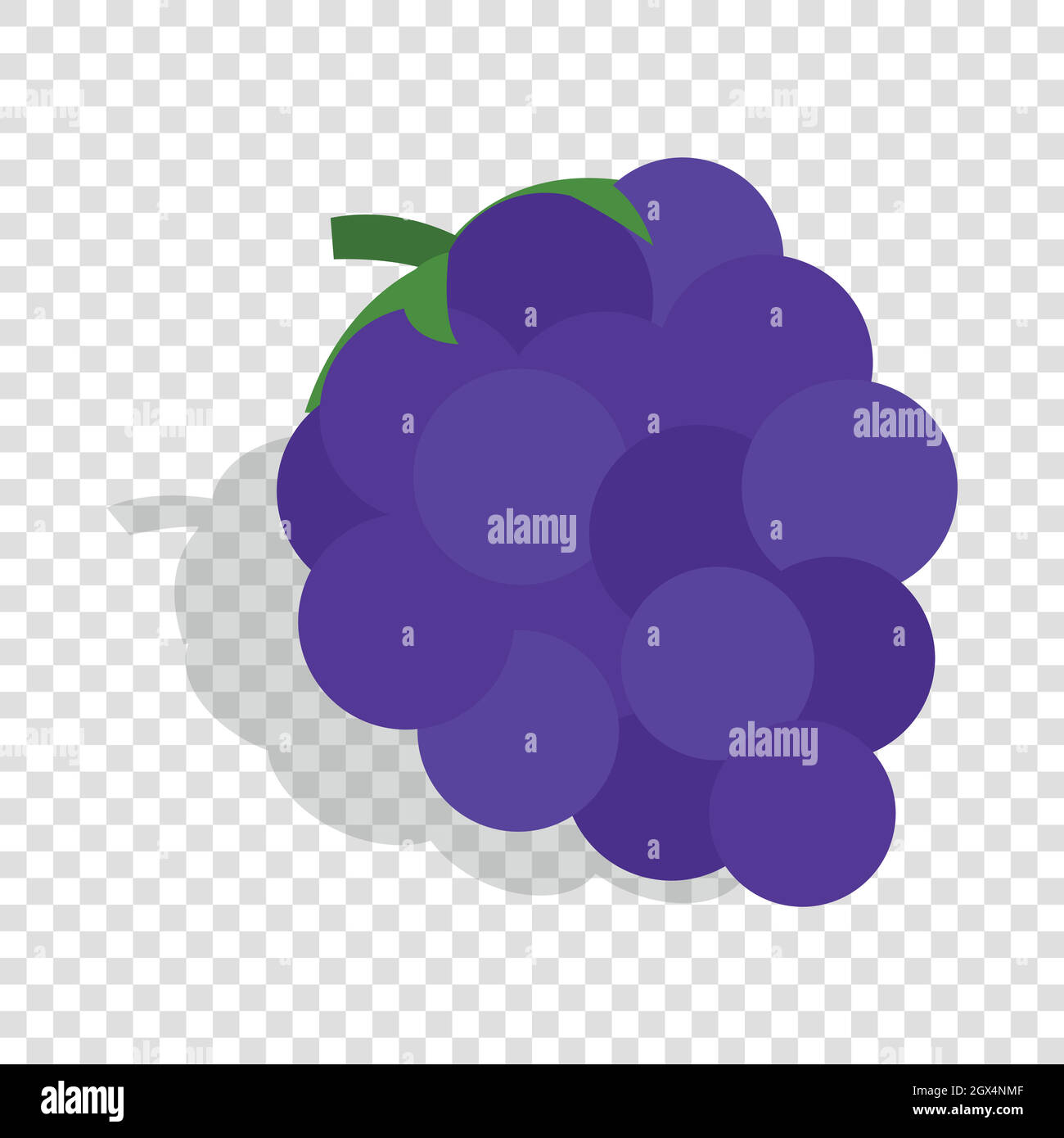 Grapes grape icon black Stock Vector Images - Alamy