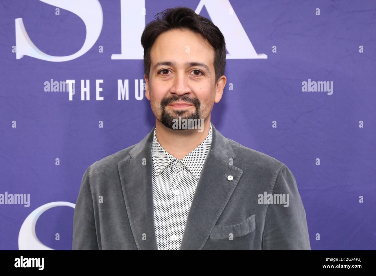 New York, NY, USA. 3rd Oct, 2021. Lin-Manuel Miranda arrives at the ...