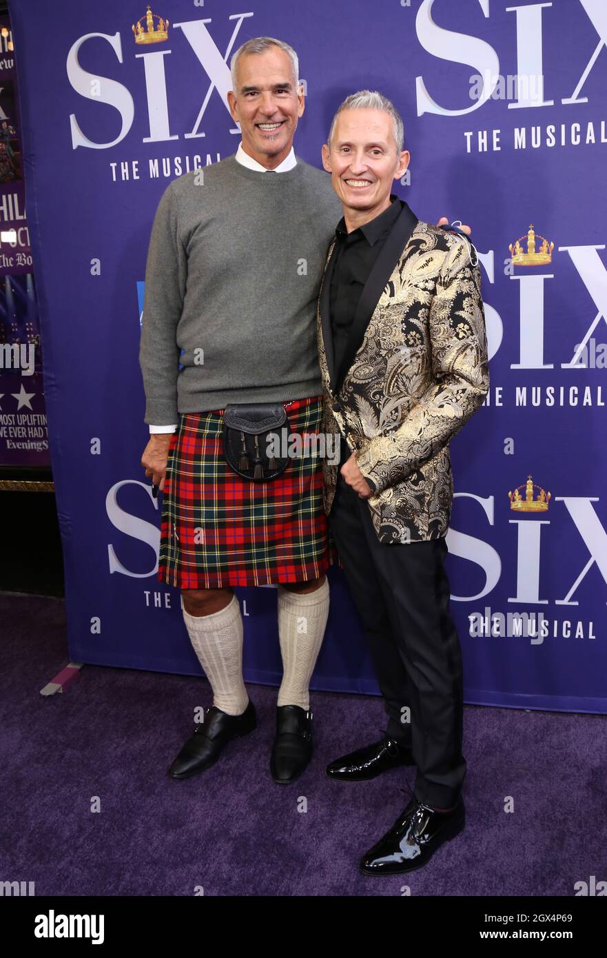 New York, NY, USA. 3rd Oct, 2021. Jerry Mitchell and George Stiles ...