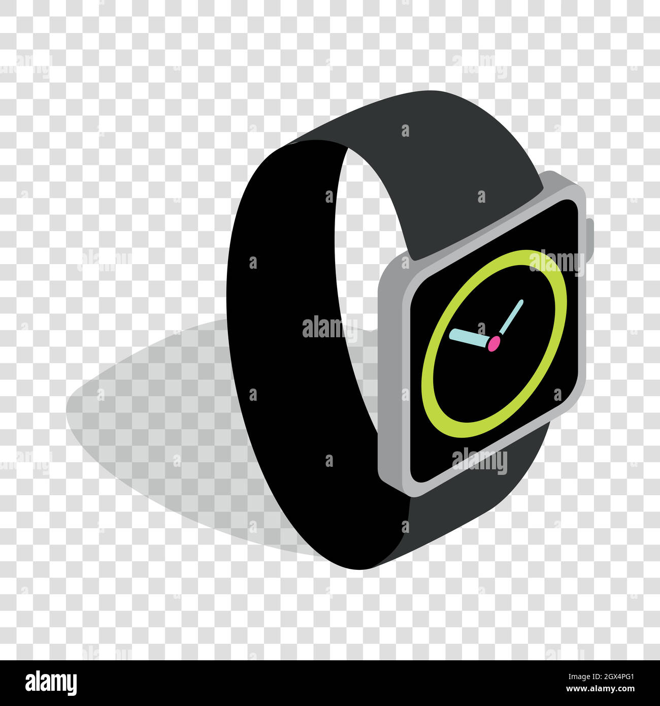 Wristwatch isometric icon Stock Vector Image & Art - Alamy