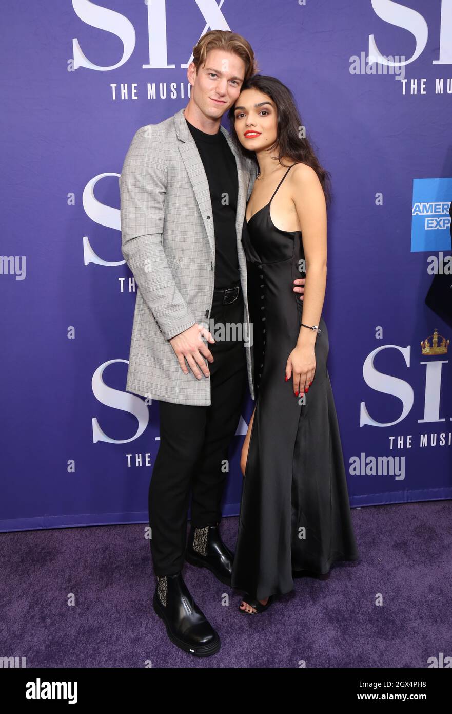 New York, NY, USA. 3rd Oct, 2021. Nico Greetham and Rachel Zegler ...