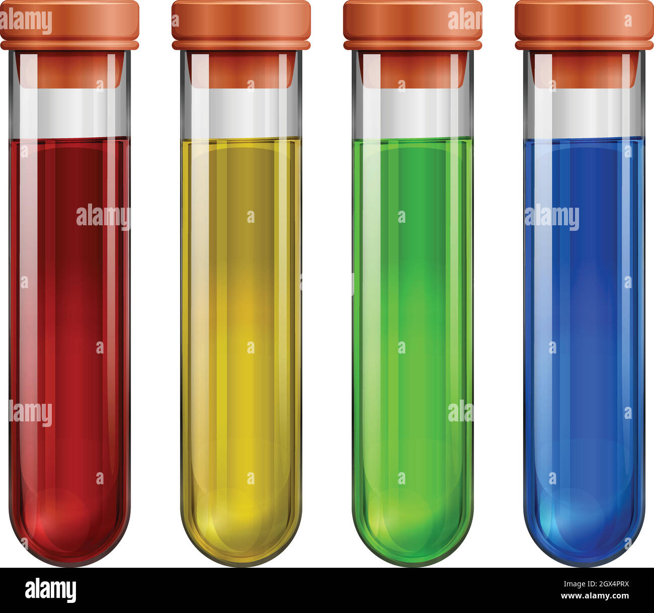 Test tubes with chemicals Stock Vector Image & Art - Alamy
