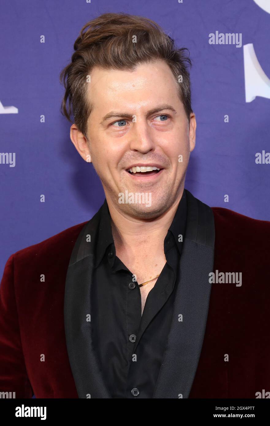 New York, NY, USA. 3rd Oct, 2021. Alex Moffat arrives at the opening ...