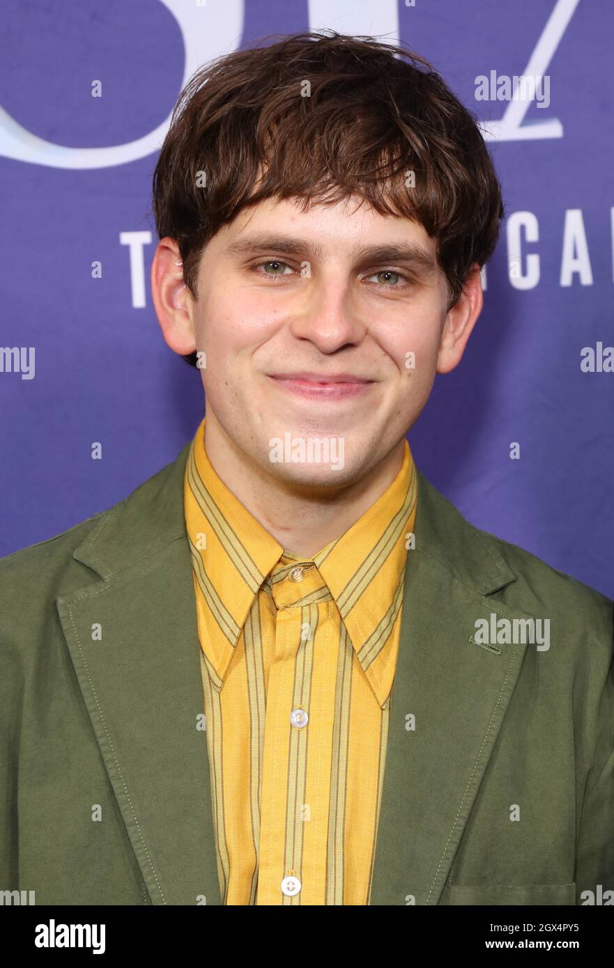New York, NY, USA. 3rd Oct, 2021. Taylor Trensch arrives at the opening ...