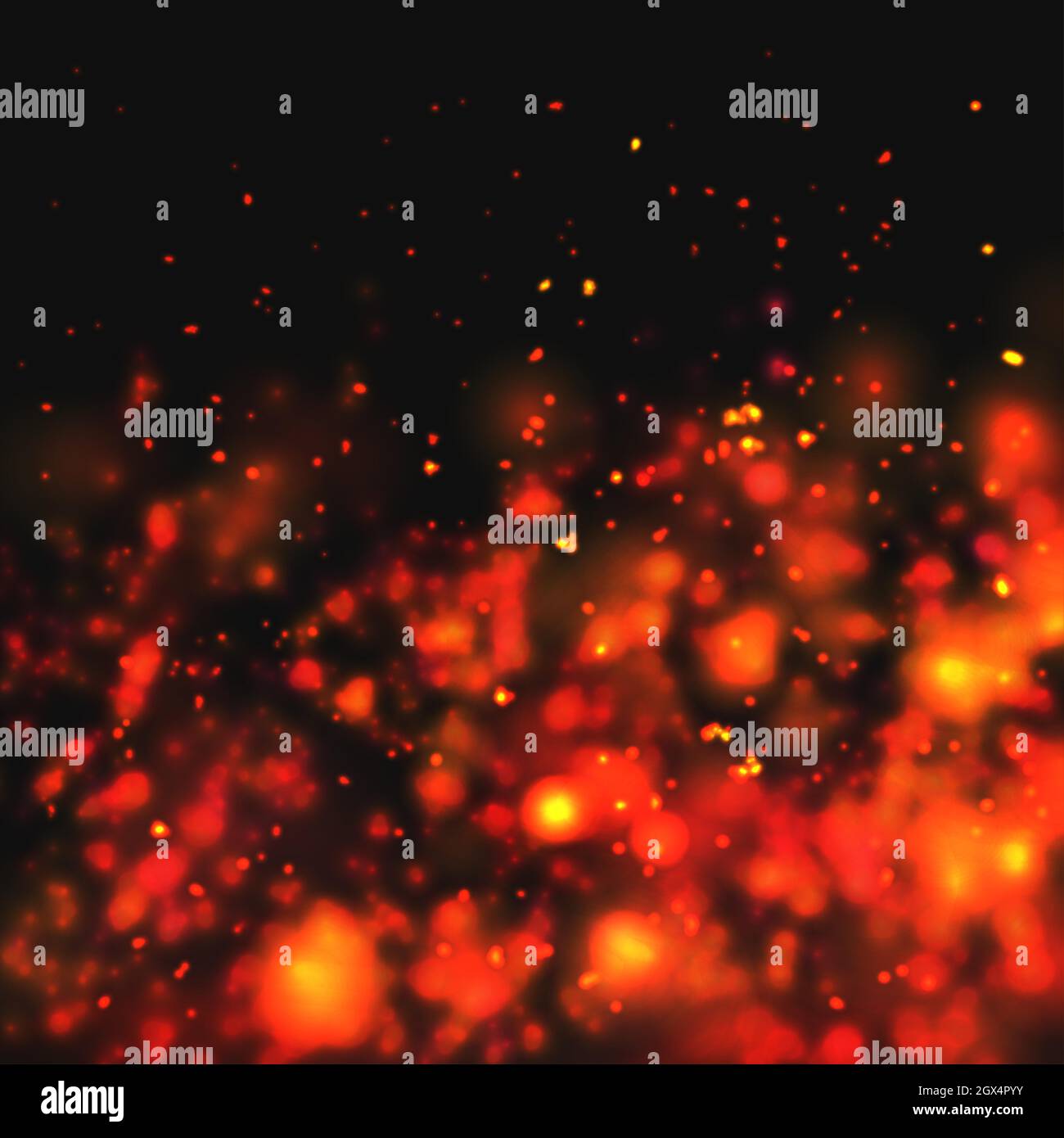 Vector realistic isolated fire effect for decoration and covering on ...