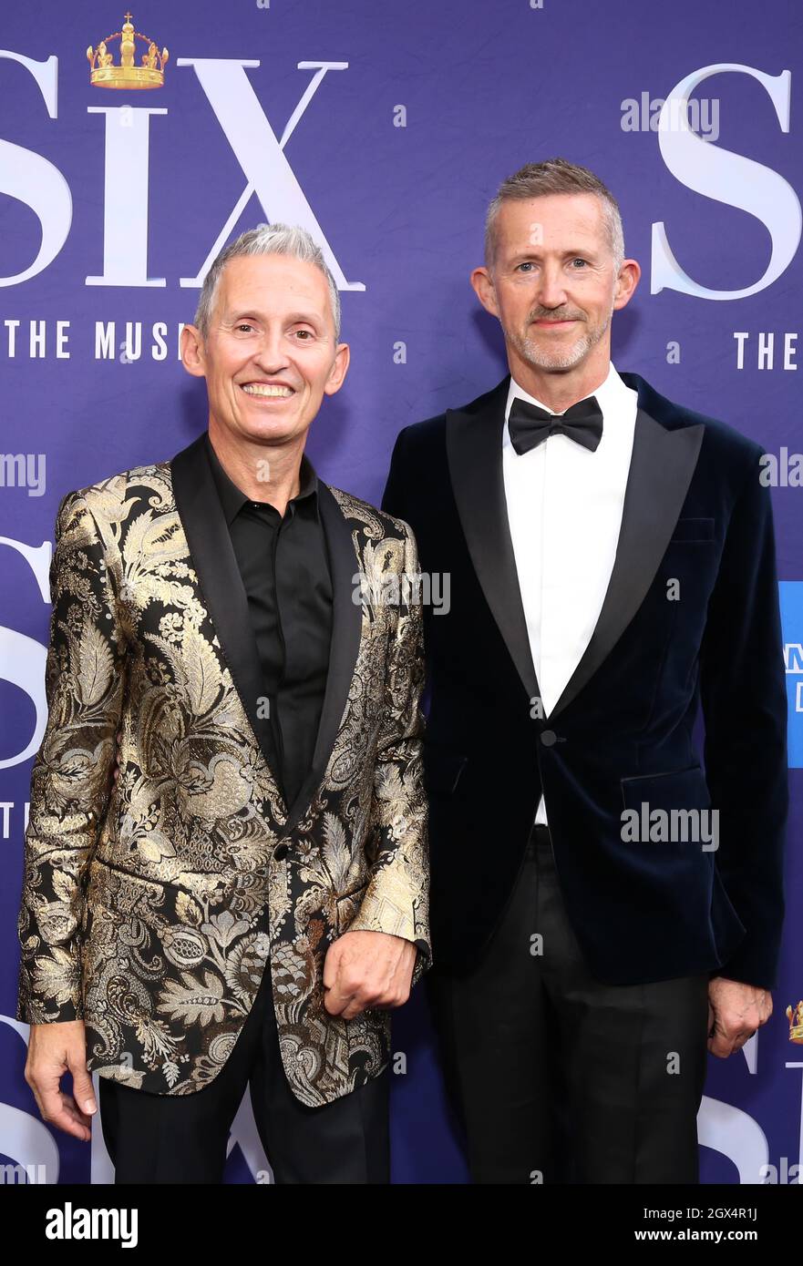New York, NY, USA. 3rd Oct, 2021. George Stiles and Hugh Vanstone ...