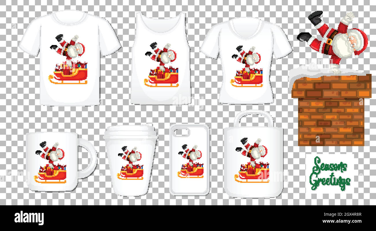 Set santa screen on hi-res stock photography and images - Alamy