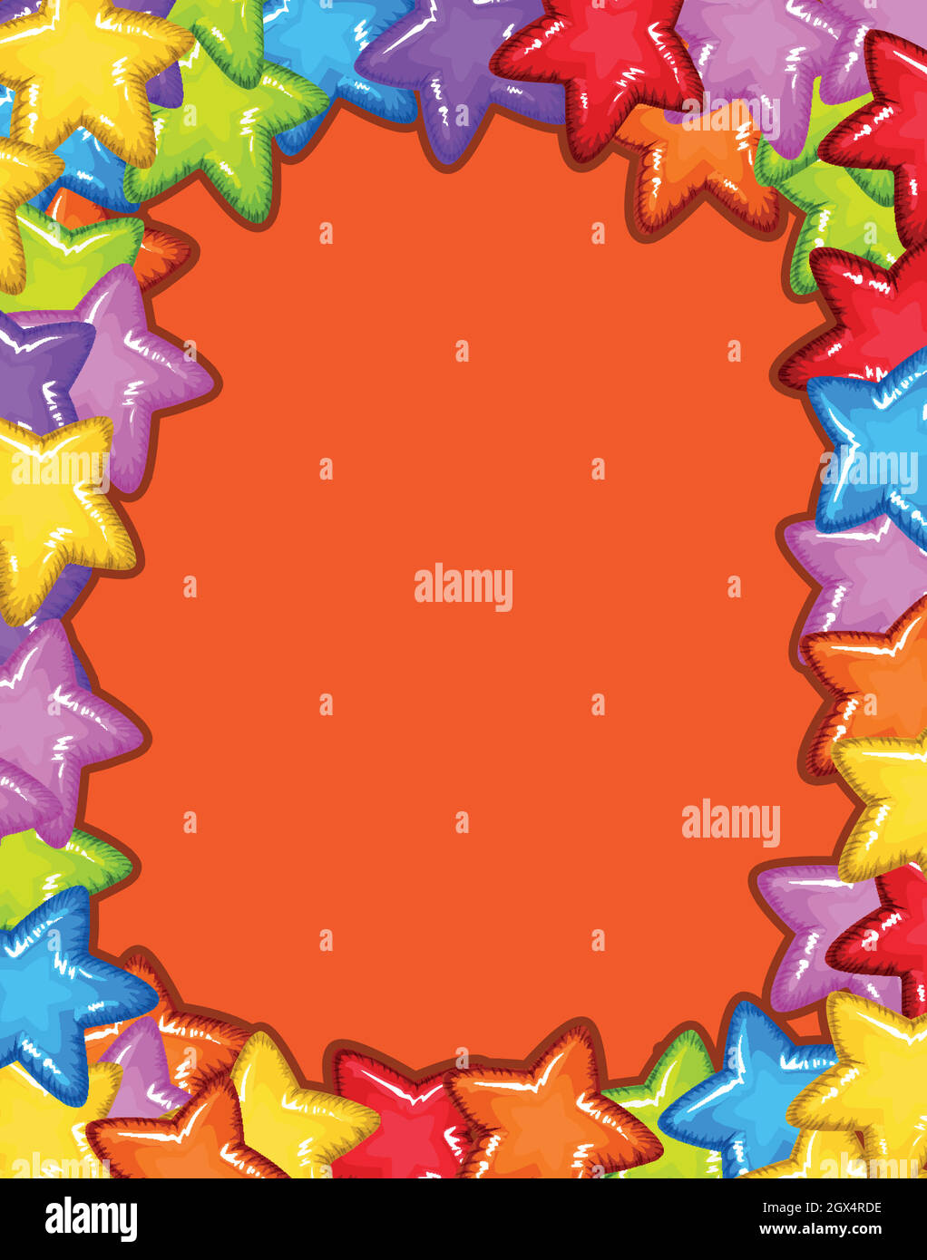 A colourful star card template Stock Vector Image & Art - Alamy
