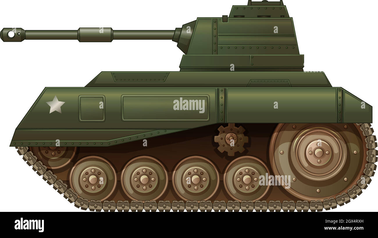 Large green tank Stock Vector Images - Alamy