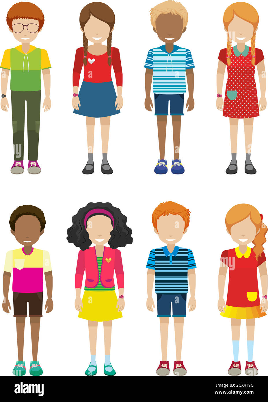 Children head stand Stock Vector Images - Alamy