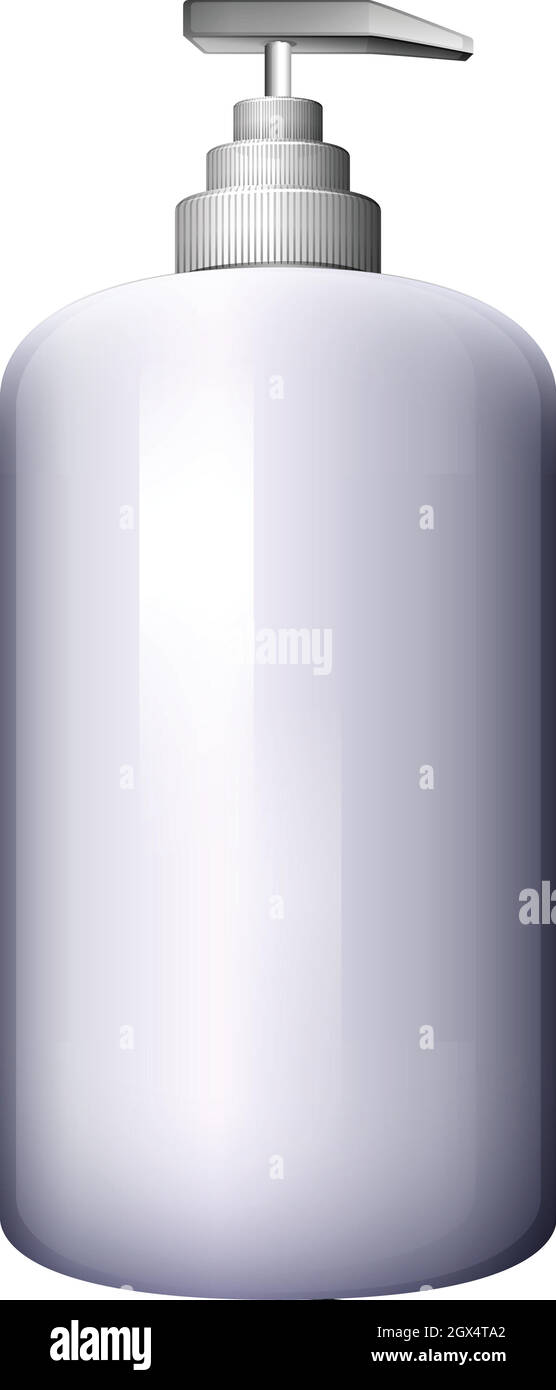 Pump liquid soap bottle Stock Vector Images - Alamy