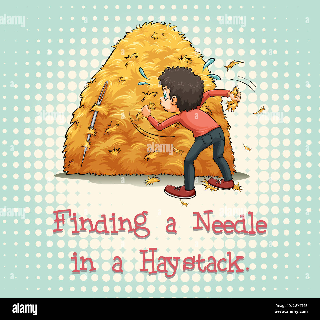 Haystack Stock Vector Images - Alamy