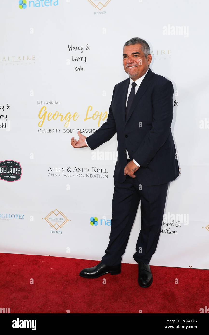 Los Angeles, USA. 03rd Oct, 2021. George Lopez arrives at the 14th ...