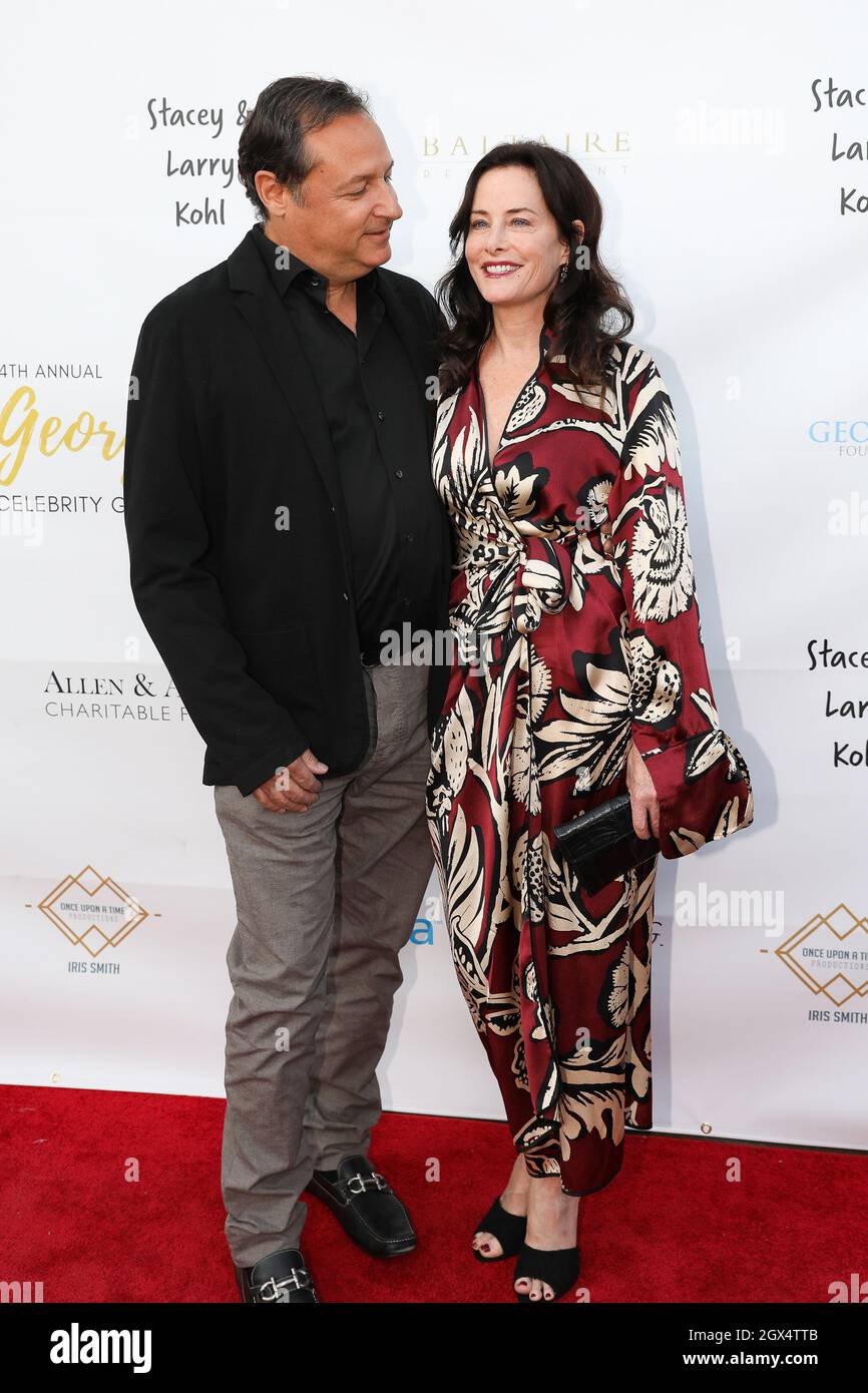 Los Angeles, California on October 3, 2021. Larry Kohl and Stacey Kohl ...