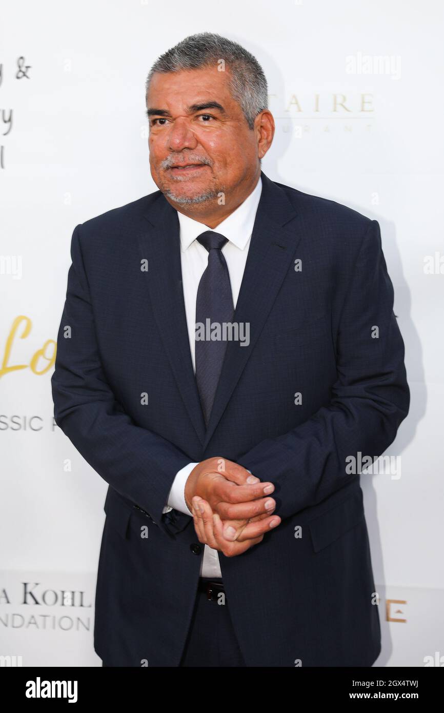 Los Angeles, California on October 3, 2021. George Lopez arrives at the ...