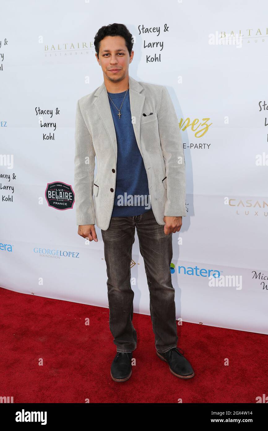 Los Angeles, California on October 3, 2021. David Del Rio arrives at ...