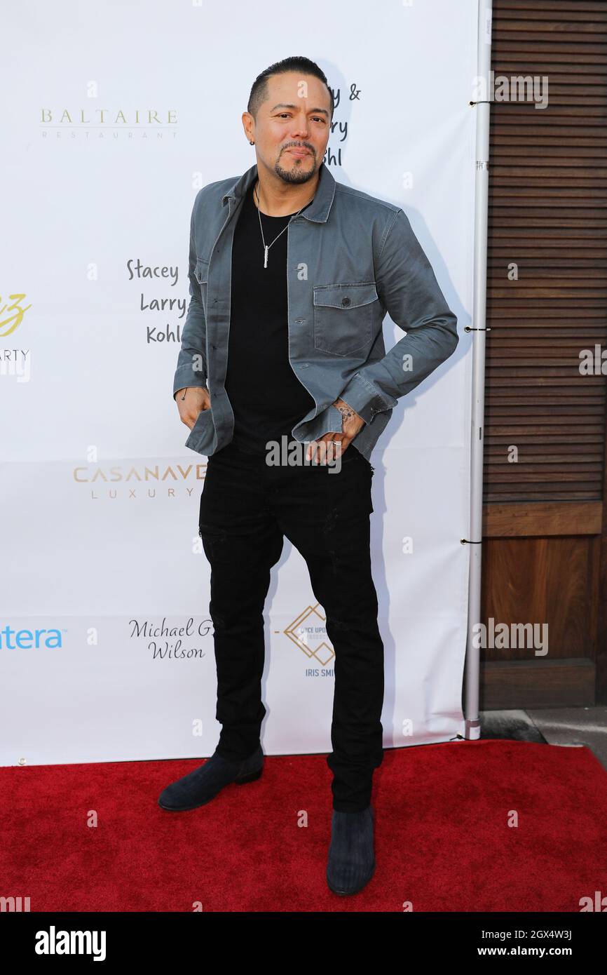 Los Angeles, California on October 3, 2021. Andy Vargas arrives at the ...