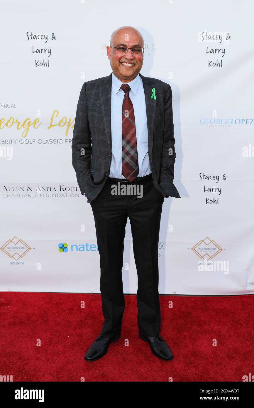 Los Angeles, California on October 3, 2021. Dr. Anjay Rastogi arrives ...