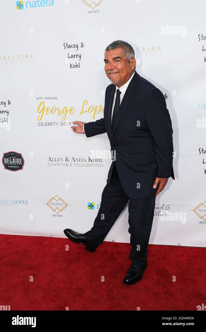 Los Angeles, California on October 3, 2021. George Lopez arrives at the ...